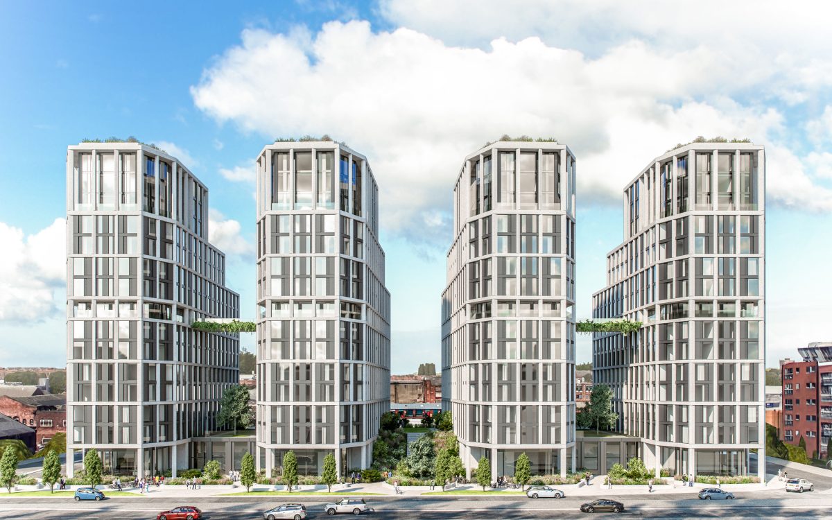 Planning approved for four new residential blocks in Liverpool